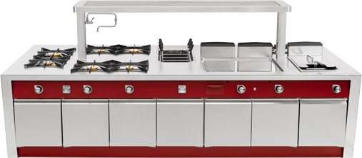 Commercial kitchens for restaurants, show cooking, hotels | Berto's