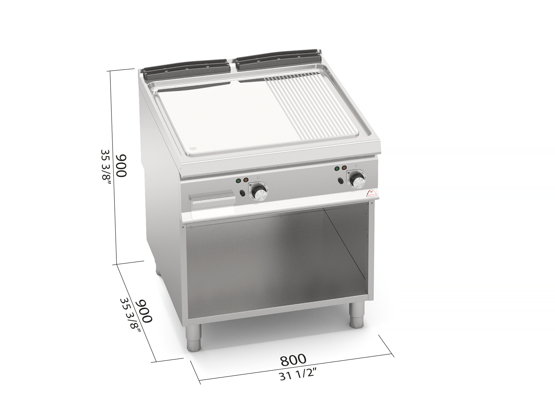 SMOOTH/GROOVED ELECTRIC GRIDDLE (COMPOUND) WITH CABINET - 13401800 ...