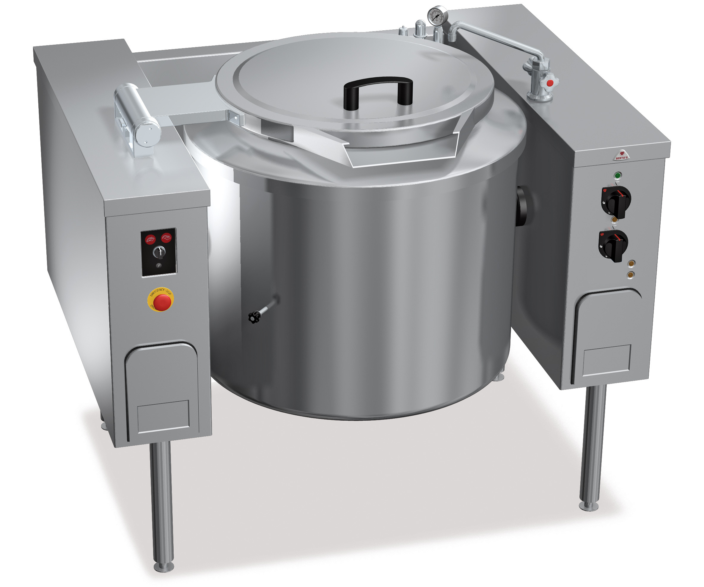 150 L EL. TILTING BOILING PAN WITH INDIRECT HEATING - 20814500 ...