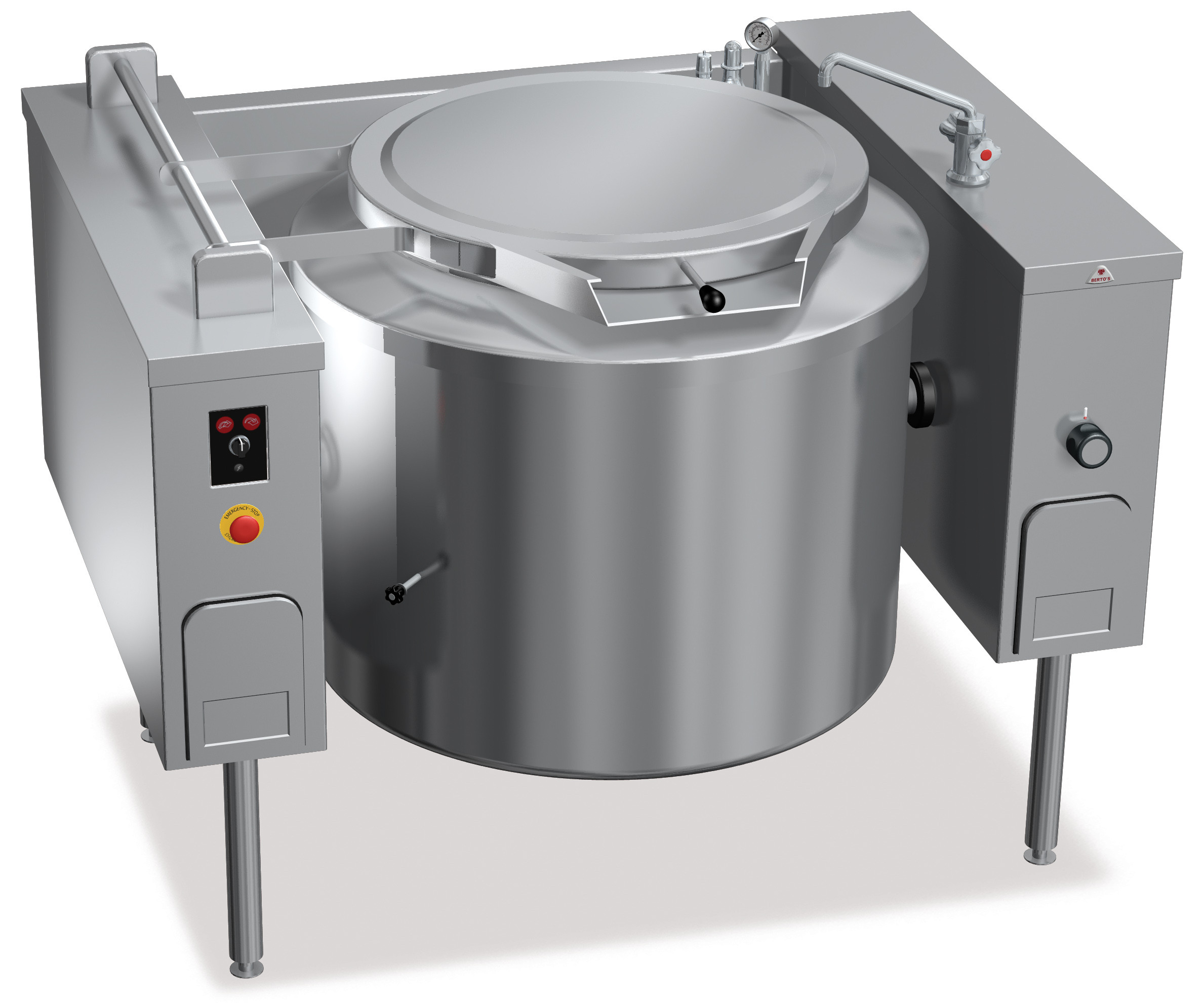 200 L TILTING BOILING PAN WITH INDIRECT STEAM HEATING - 20816500 ...