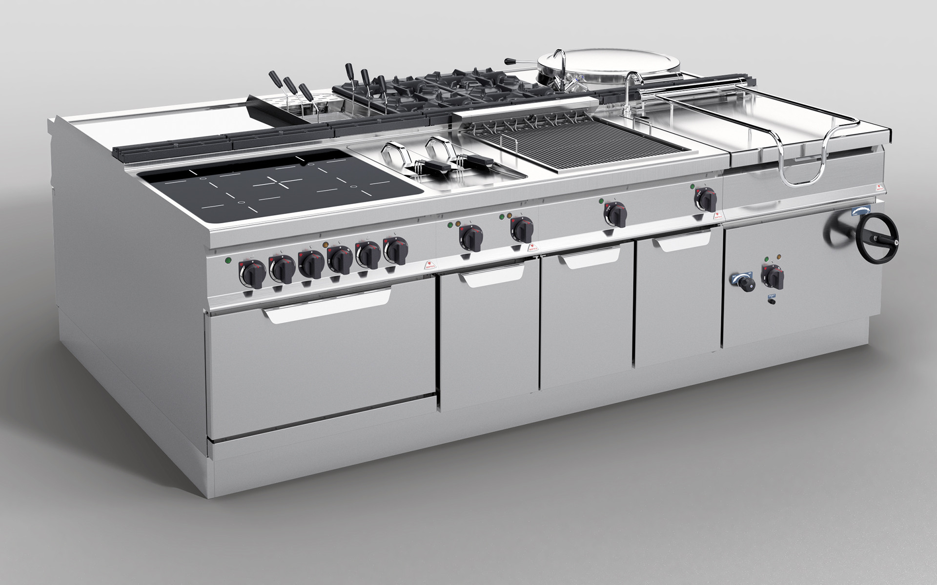 Commercial kitchens for restaurants, show cooking, hotels | Berto's