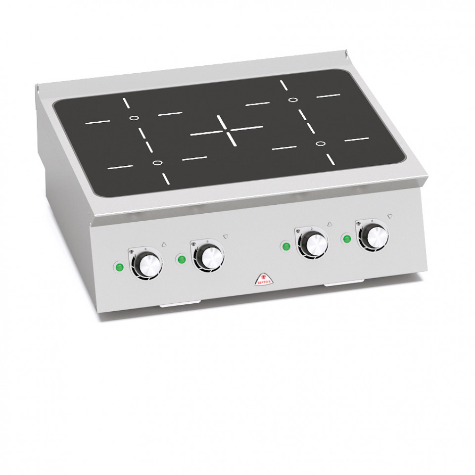 4-ZONES POWERED INDUCTION COOKER - 07736800 - Commercial kitchens | Berto's
