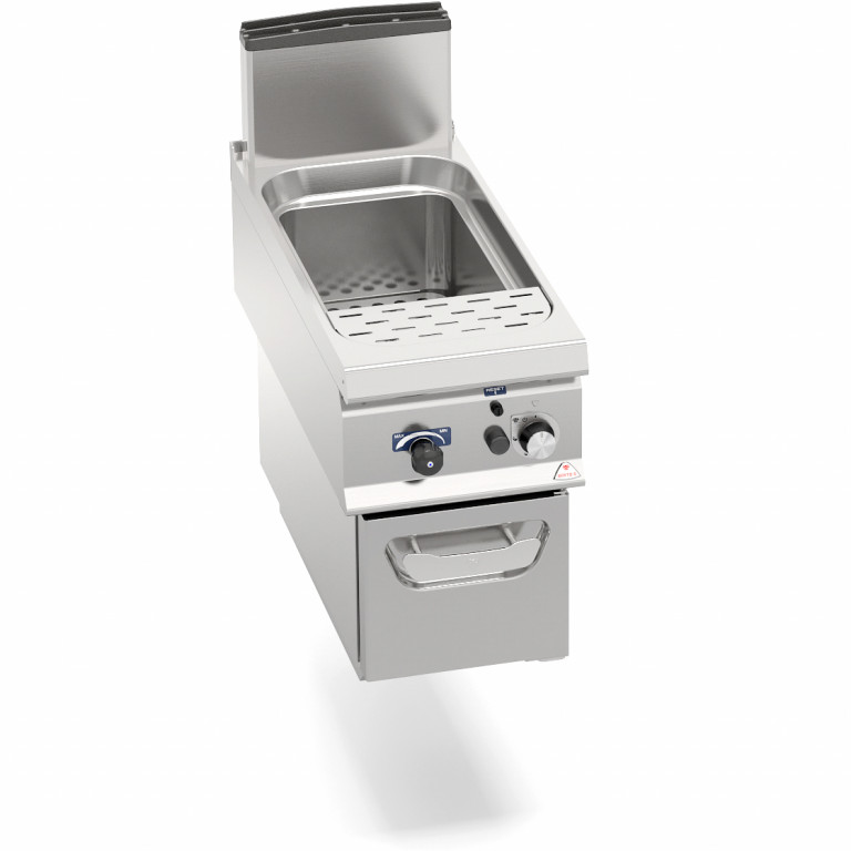 GAS PASTA COOKER WITH CABINET - 40 + 40 L - 13220000 - Commercial ...