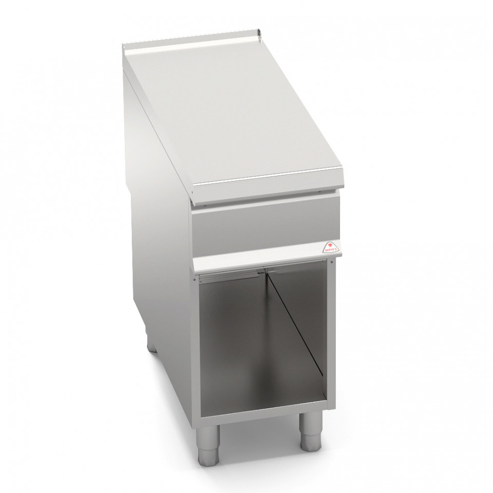 SINGLE PLAIN TOP WITH CABINET - 13903000 - Commercial kitchens | Berto's