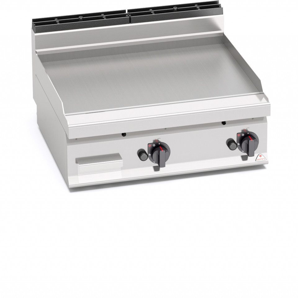 SMOOTH GAS GRIDDLE (COUNTER TOP) - 18302000 - Commercial kitchens | Berto's