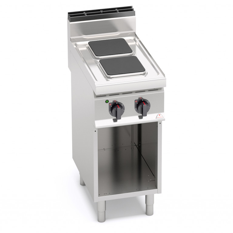 4 SQUARE PLATE ELECTRIC STOVE - 18722100 - Commercial kitchens | Berto's