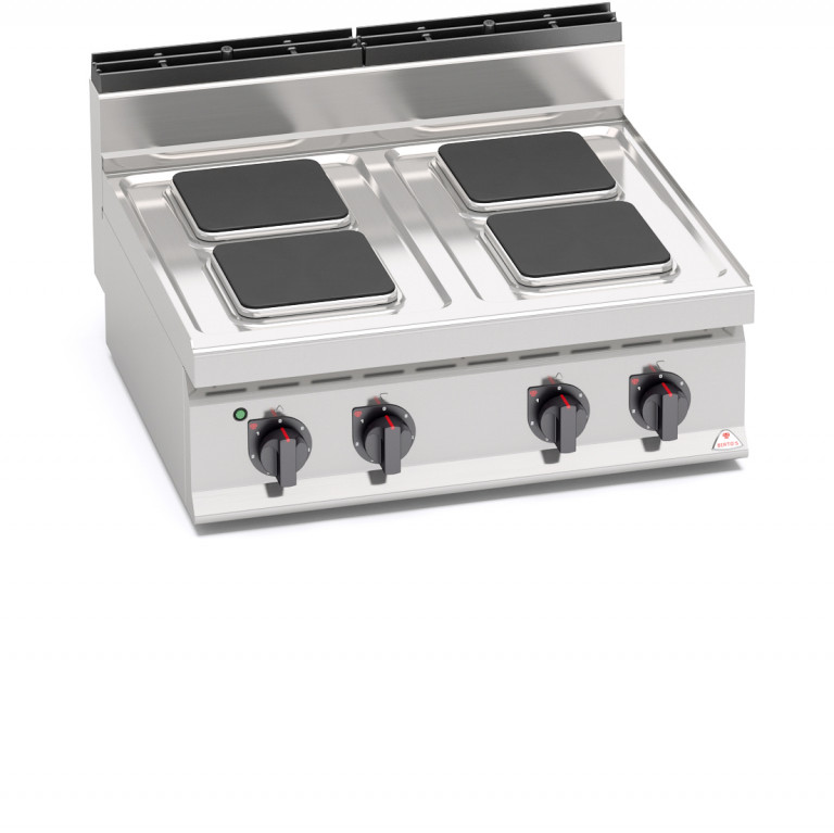 4 SQUARE PLATE ELECTRIC STOVE WITH 2/1 ELECTRIC OVEN - 18724500 ...
