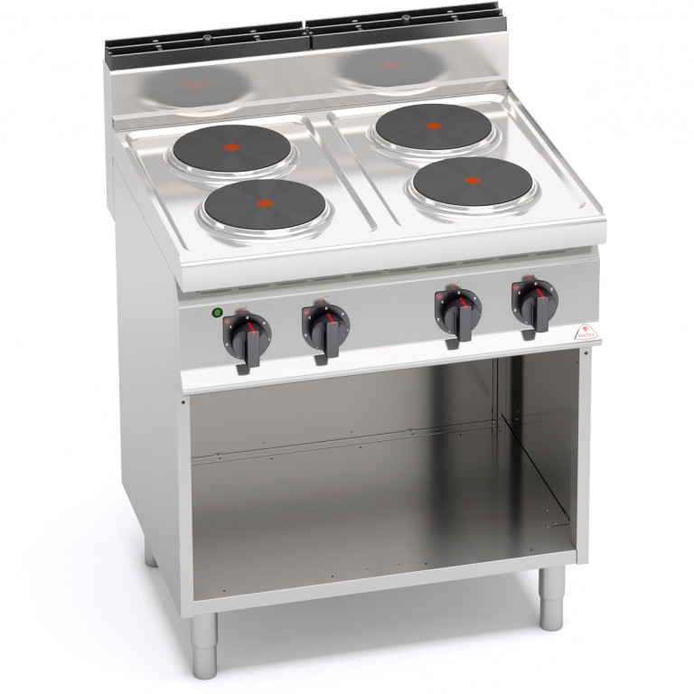 4 ROUND PLATE ELECTRIC STOVE WITH 2/1 ELECTRIC OVEN - 18724000 ...