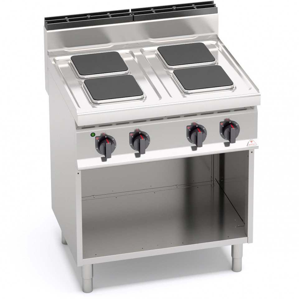 4 SQUARE PLATE ELECTRIC STOVE WITH CABINET - 18722600 - Commercial ...