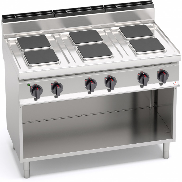 4 SQUARE PLATE ELECTRIC STOVE WITH CABINET - 18722600 - Commercial ...