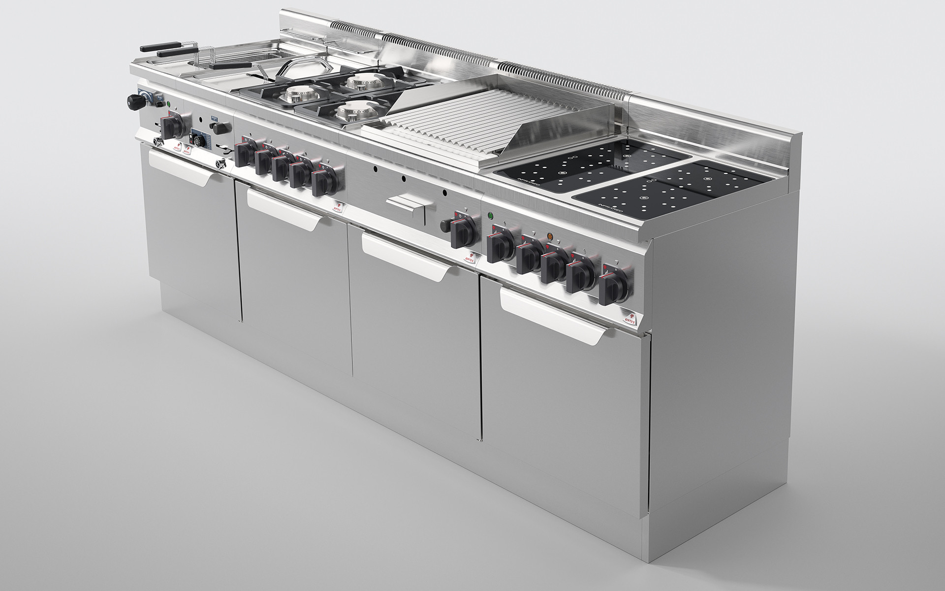 Commercial kitchens for restaurants, show cooking, hotels | Berto's