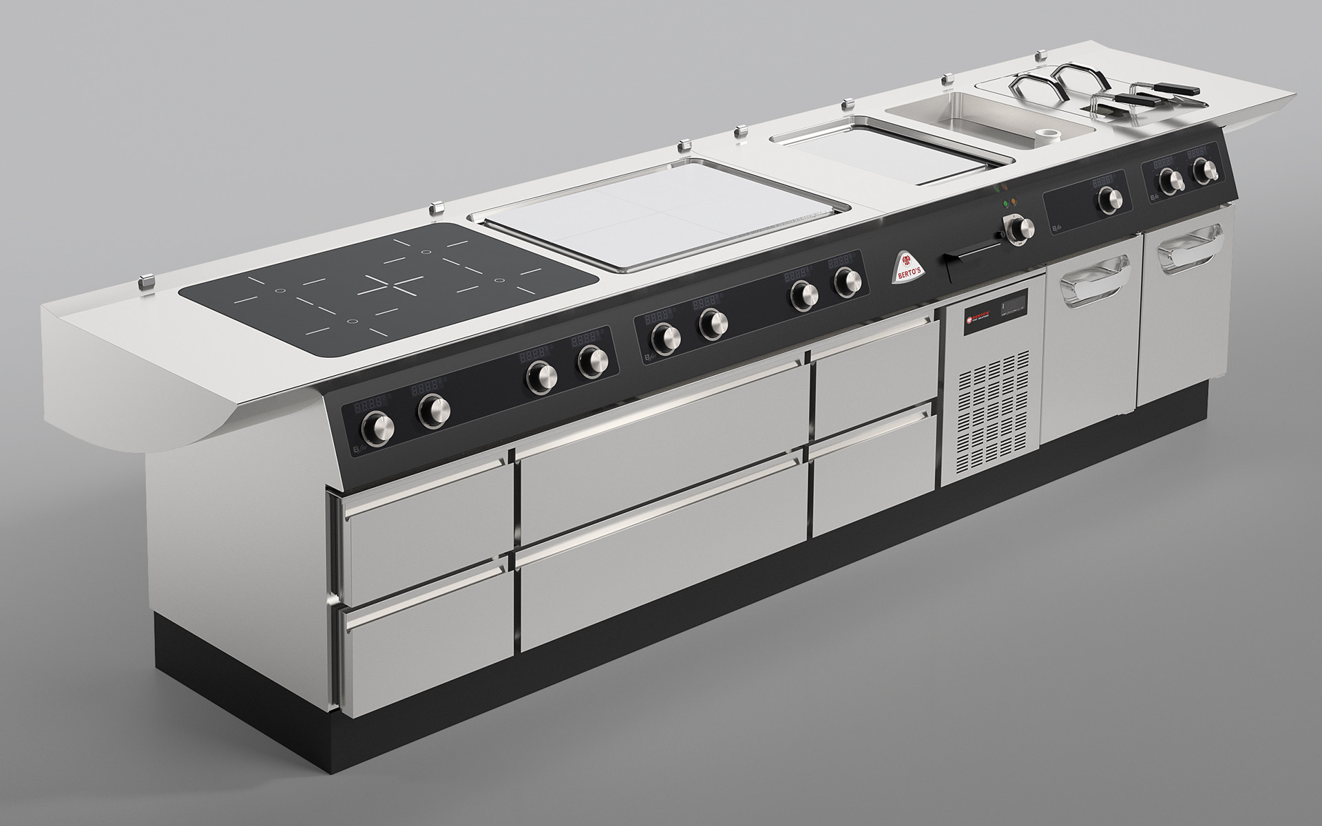 Commercial kitchens for restaurants, show cooking, hotels | Berto's