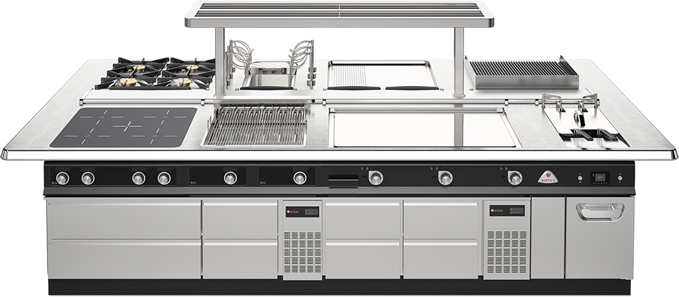 Cucine professionali per ristoranti, show cooking, hotel | Berto's