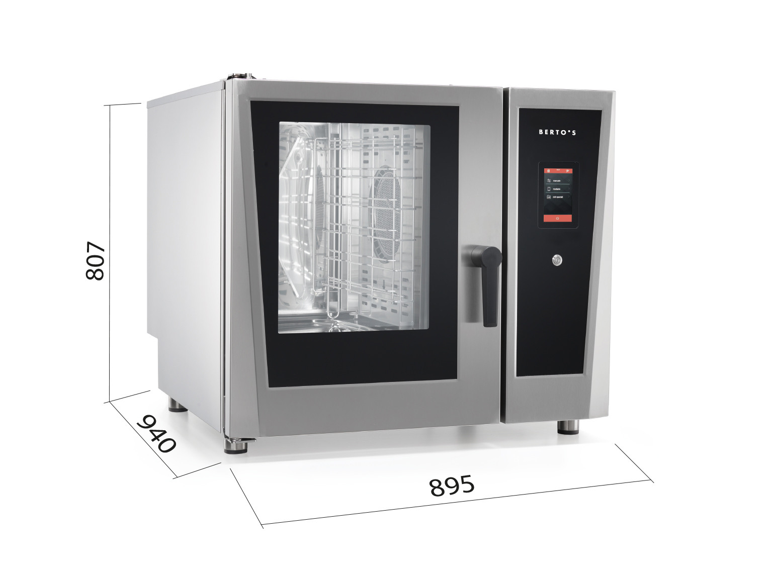 6 1/1 GN TRAYS - ELECTRIC - 15080000 - Commercial kitchens | Berto's