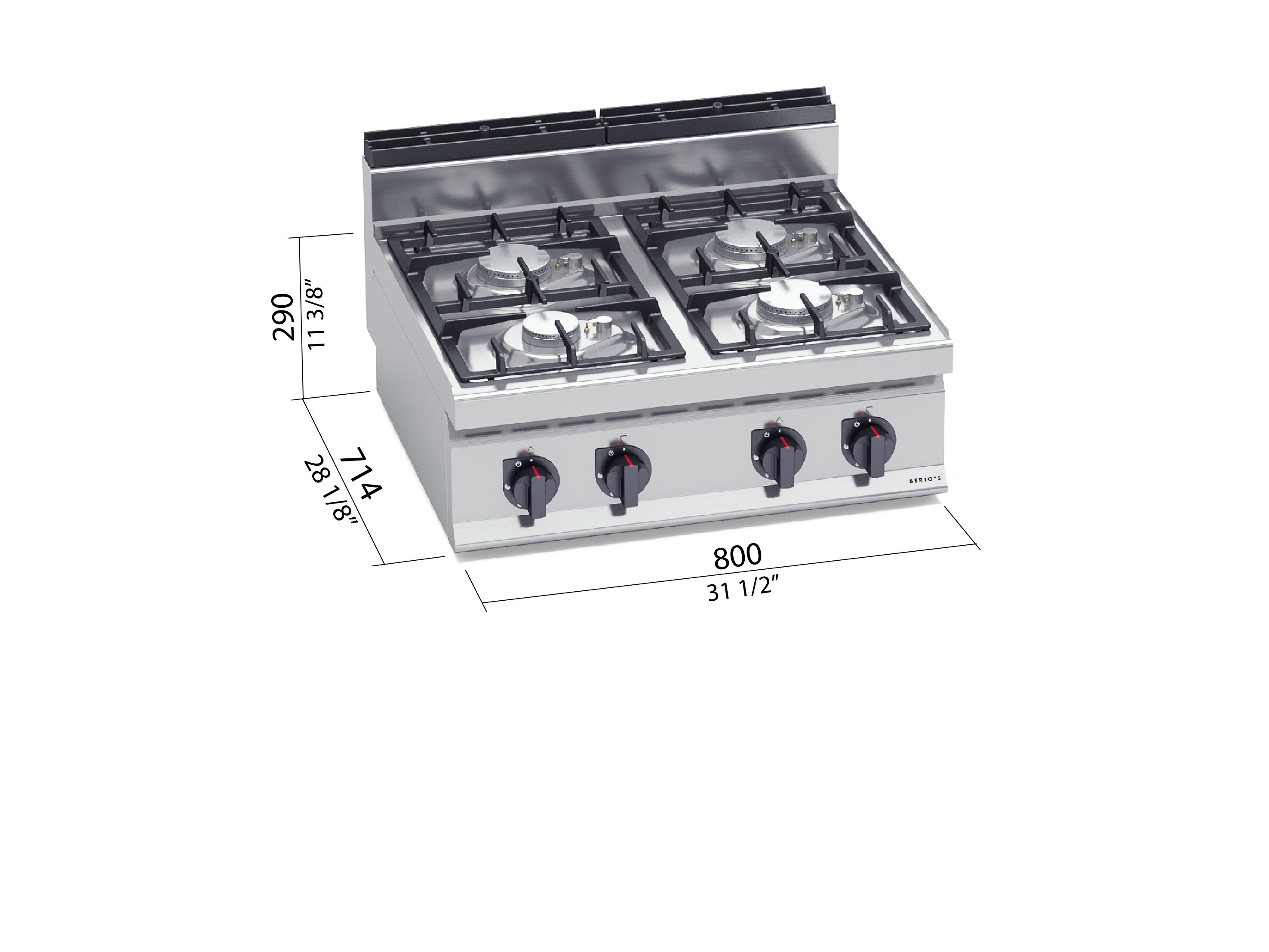Countertop Gas Stove Dimensions at Aaron Macaulay blog