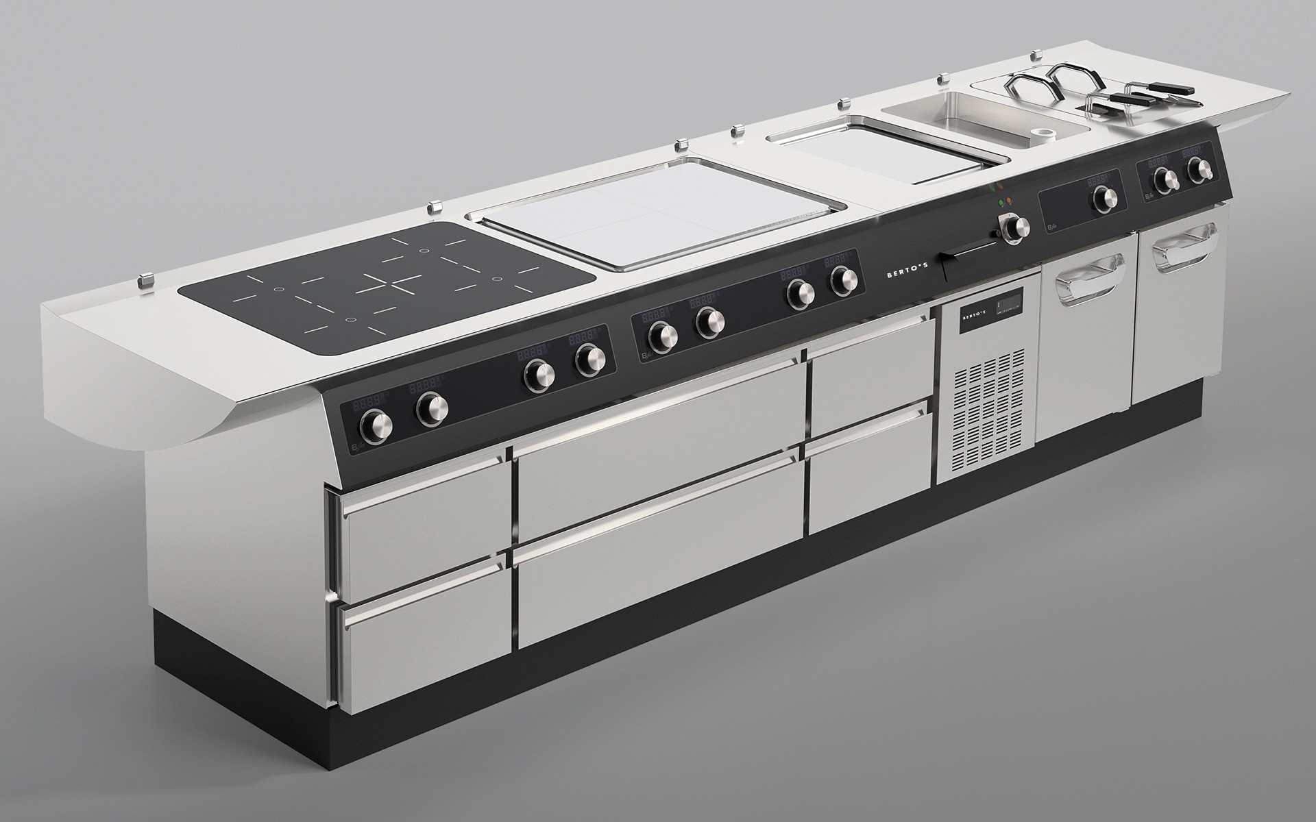 Commercial kitchens for restaurants, show cooking, hotels | Berto's