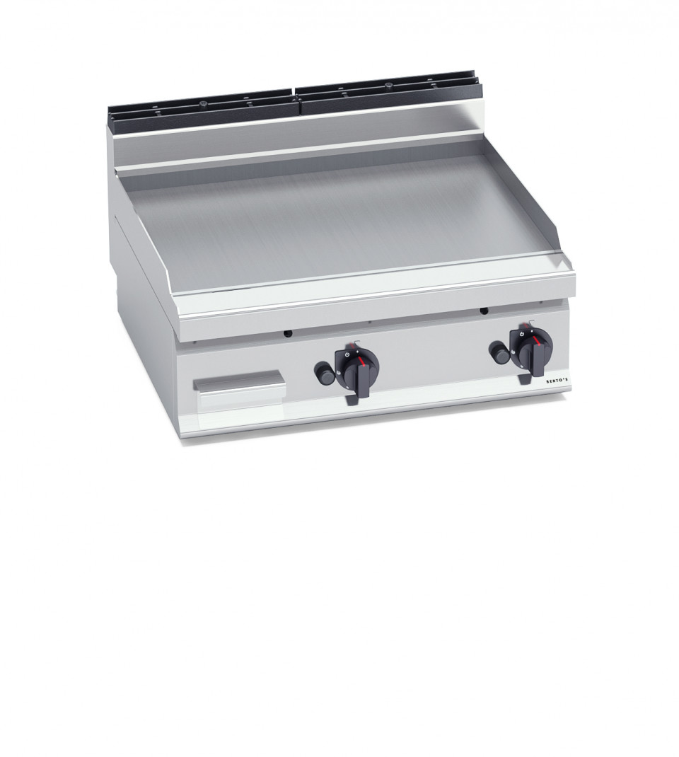 SMOOTH GAS GRIDDLE (COUNTER TOP) - 18302000 - Commercial kitchens | Berto's
