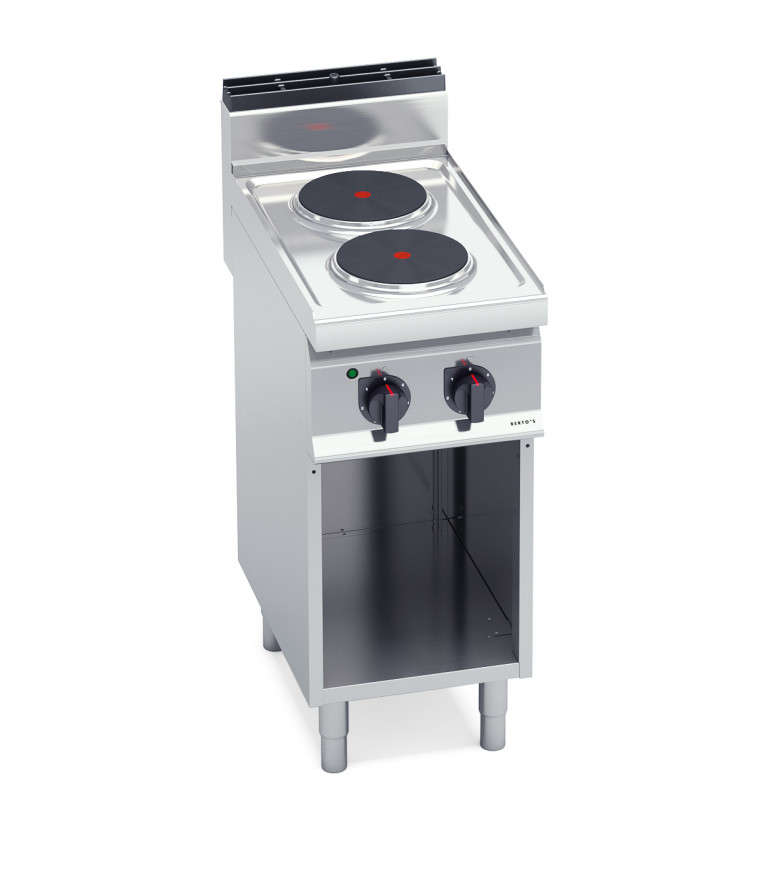 4 SQUARE PLATE ELECTRIC STOVE - 18722100 - Commercial kitchens | Berto's