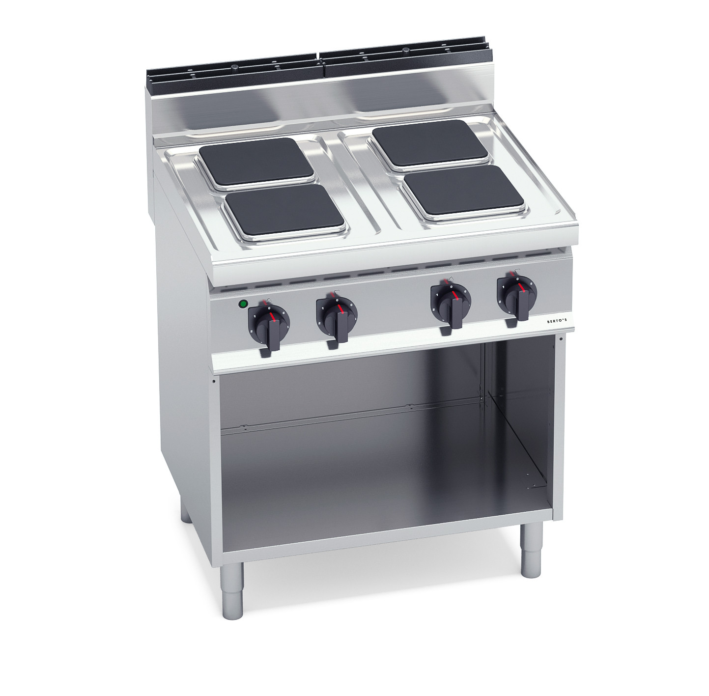 4 SQUARE PLATE ELECTRIC STOVE WITH CABINET - 18722600 - Commercial ...
