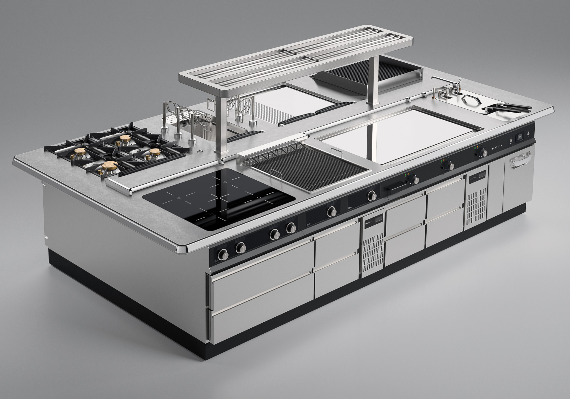 Commercial kitchens for restaurants, show cooking, hotels | Berto's