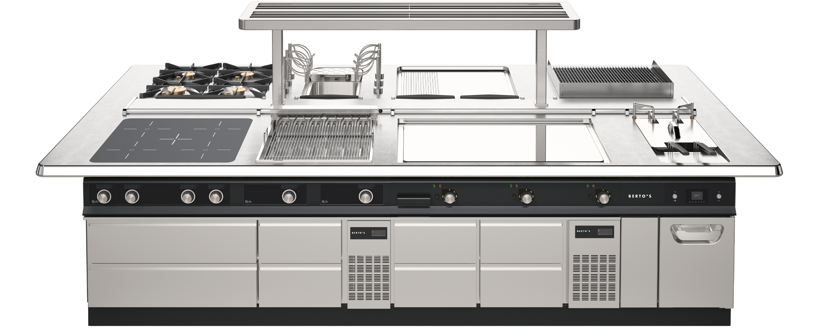 Commercial kitchens for restaurants, show cooking, hotels | Berto's