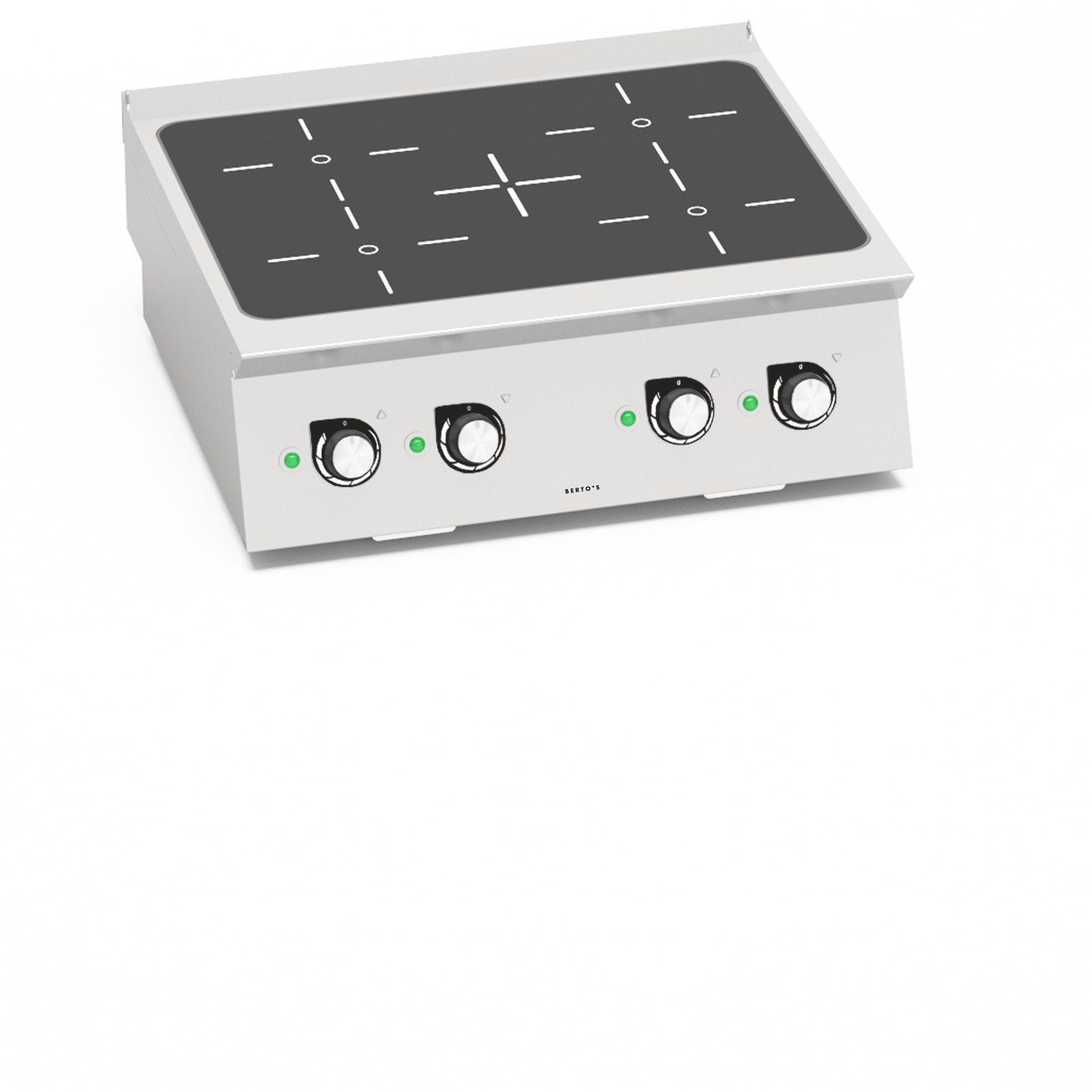 4-ZONES INDUCTION COOKER - 07736700 - Commercial kitchens | Berto's