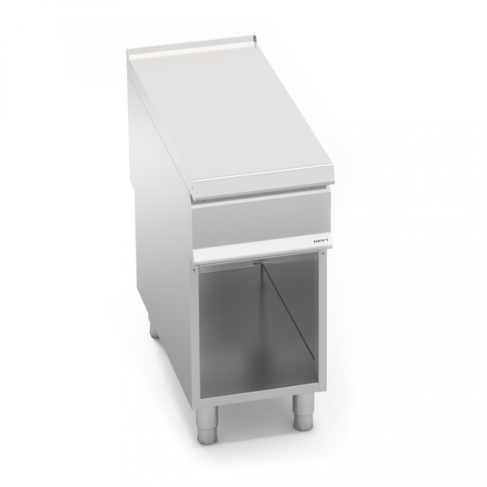 SINGLE PLAIN TOP WITH CABINET - 13903000 - Commercial kitchens | Berto's