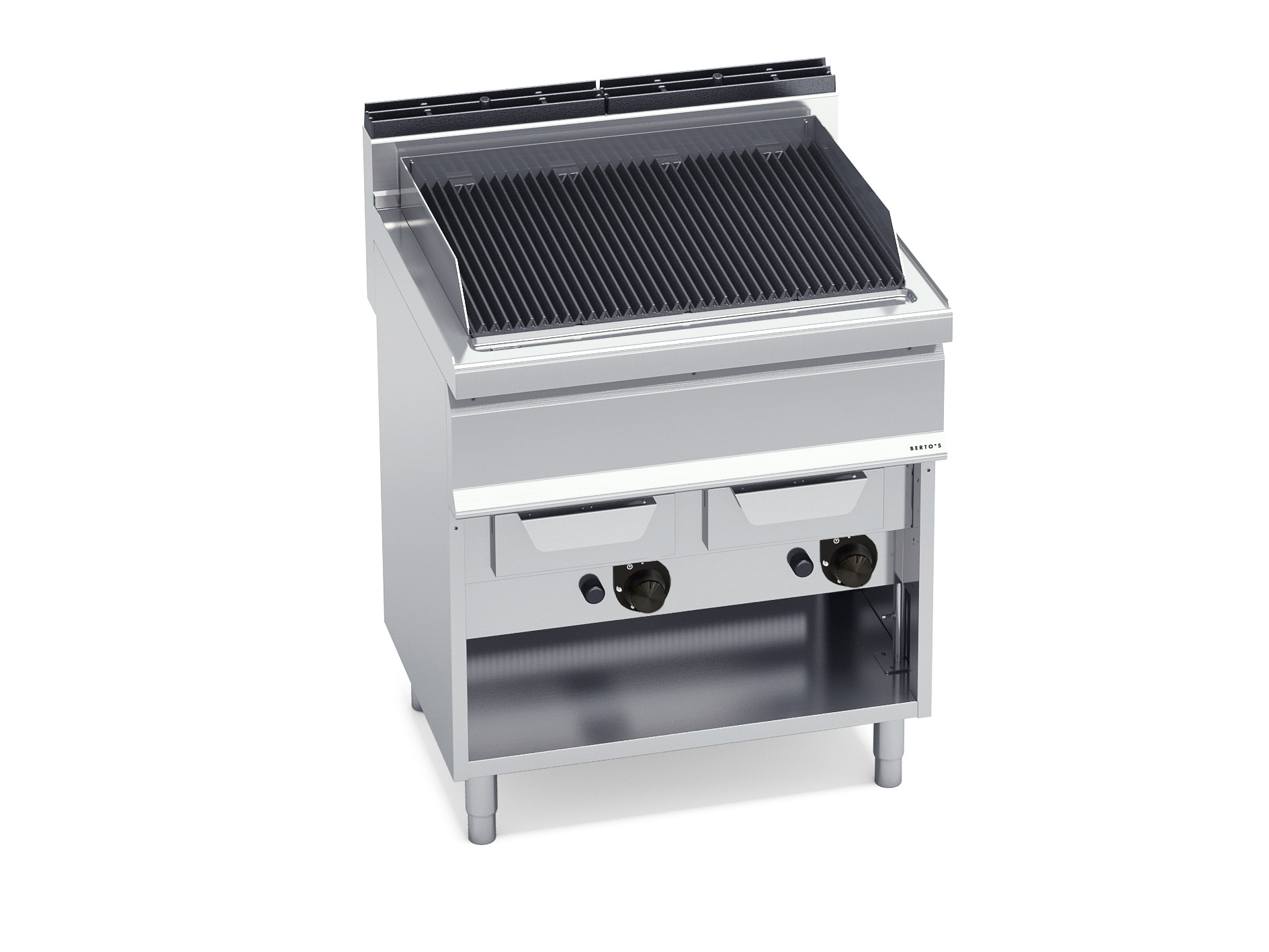 STANDING GAS WATER GRILL - 18130500 - Commercial kitchens | Berto's